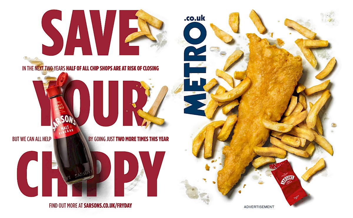 Sarson's Save Your Chippy Advert - Karen Thomas Photography